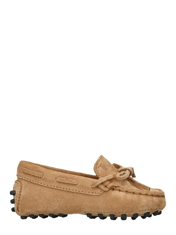TOD'S Suede Gommino Loafers - Brown
