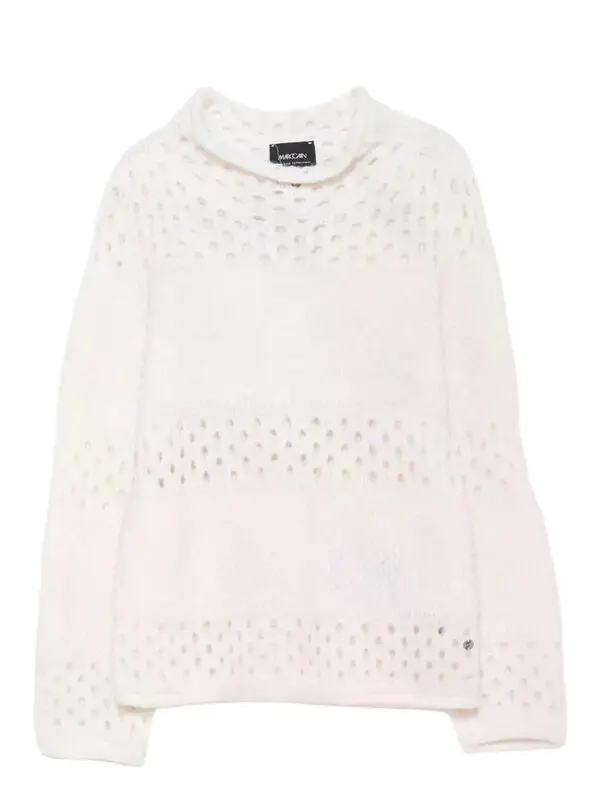 MARCCAIN Openwork Sweater - White