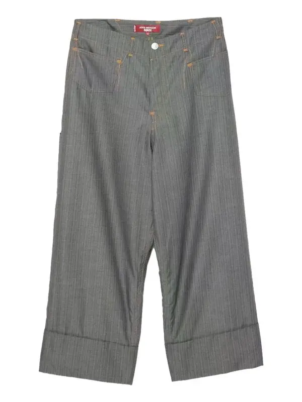 Junya Watanabe X Levi's Pinstripe Trousers - Grey