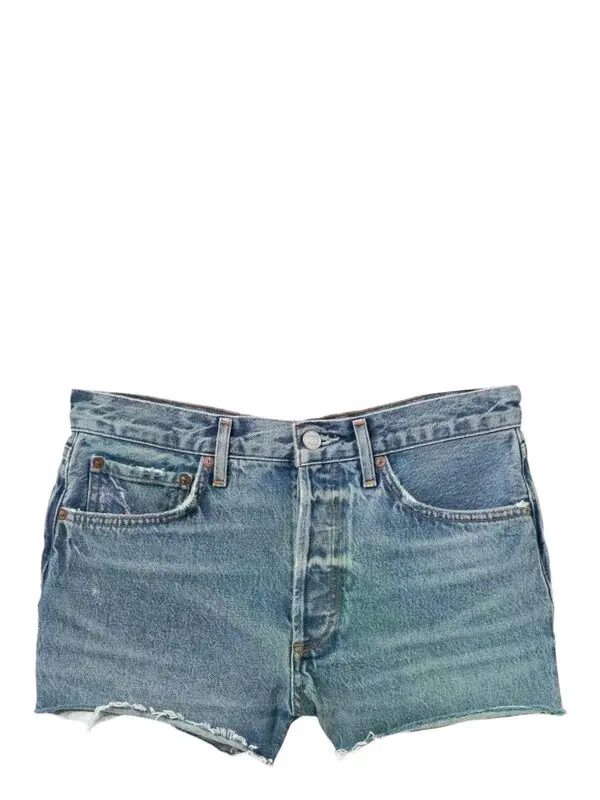 AGOLDE Parker Denim Shorts - Blue