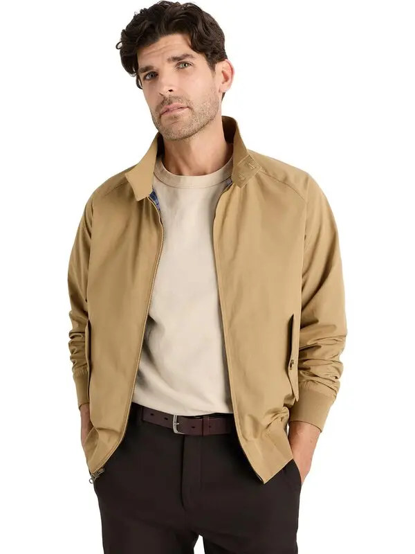 Quince Water-resistant Harrington Jacket - Khaki