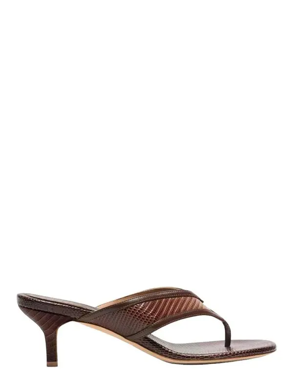 MALONE SOULIERS Koko Gradient-effect Leather Sandals - Brown