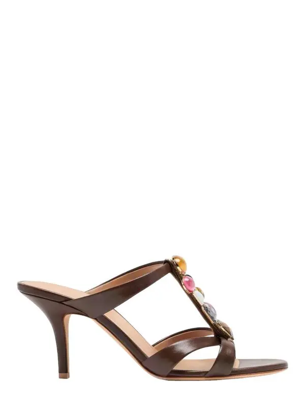 MALONE SOULIERS Simi Leather Sandals - Brown