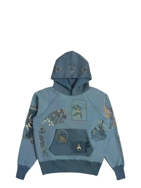 SAMUEL ZELIG La Luna Hoodie - Blue