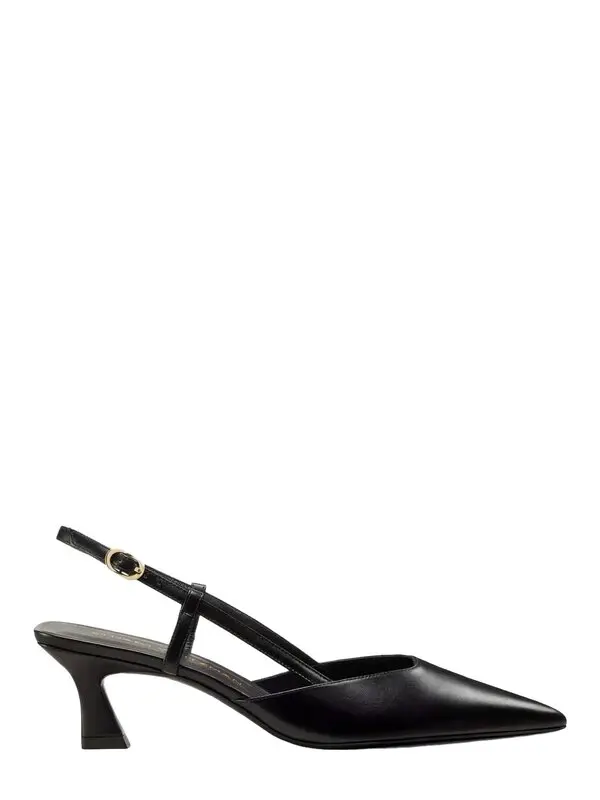 STUART WEITZMAN Vinnie 50mm Slingback - Black