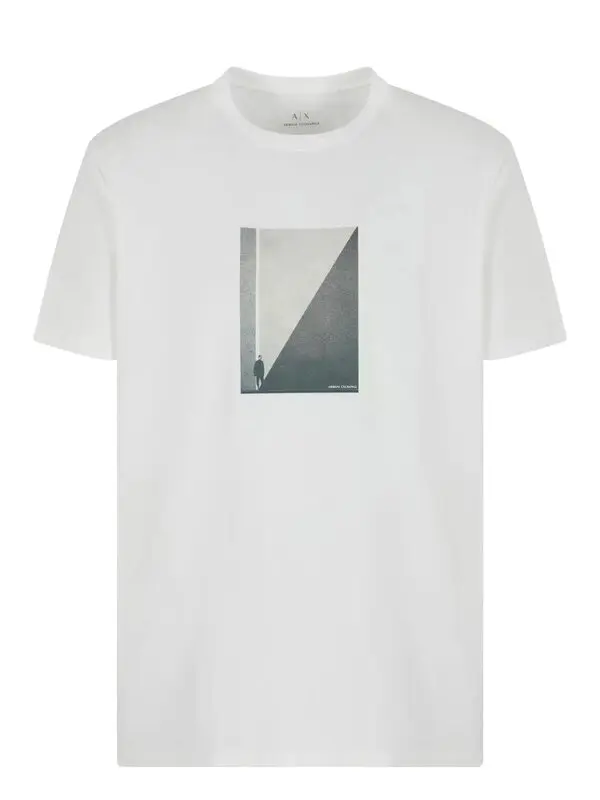 Armani Exchange Photograph-print T-shirt - White