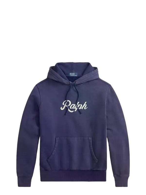 Polo Ralph Lauren Logo-detail Pullover Hoodie - Blue