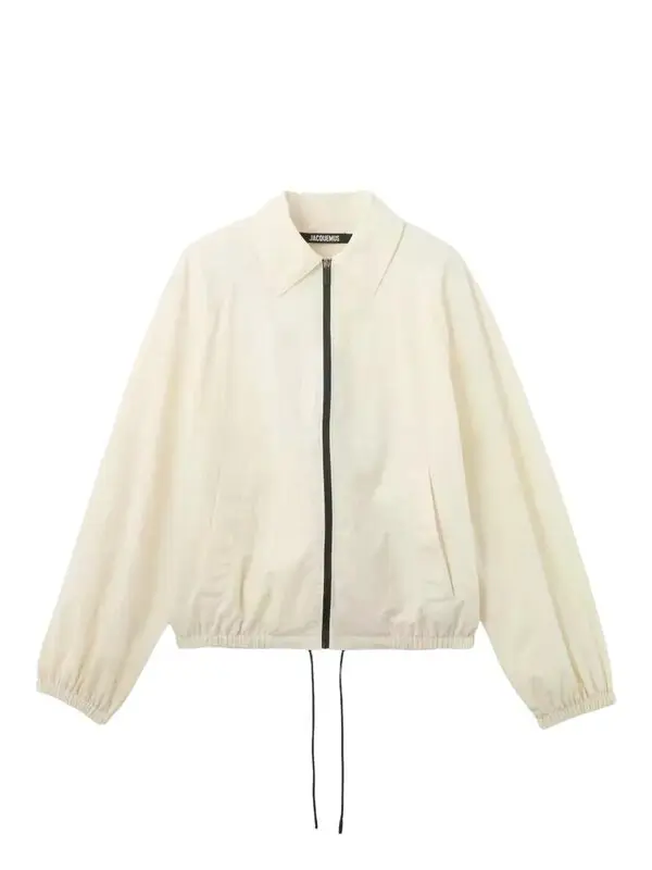 Jacquemus Zip-up Windbreaker - White