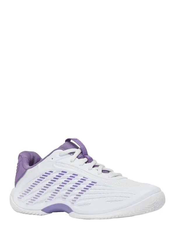 K-Swiss Hypercourt Express 3 Tennis Shoes - Wt/ppl Hz/ln Rk