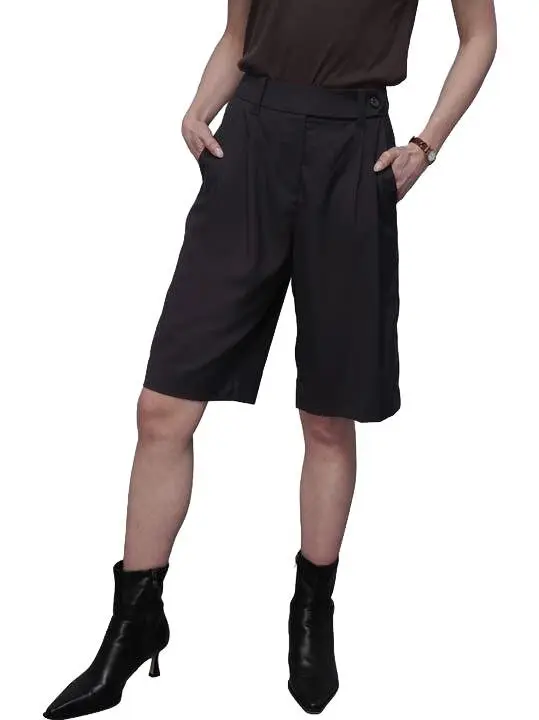 WILDFANG Empower Wide Leg Short - Black