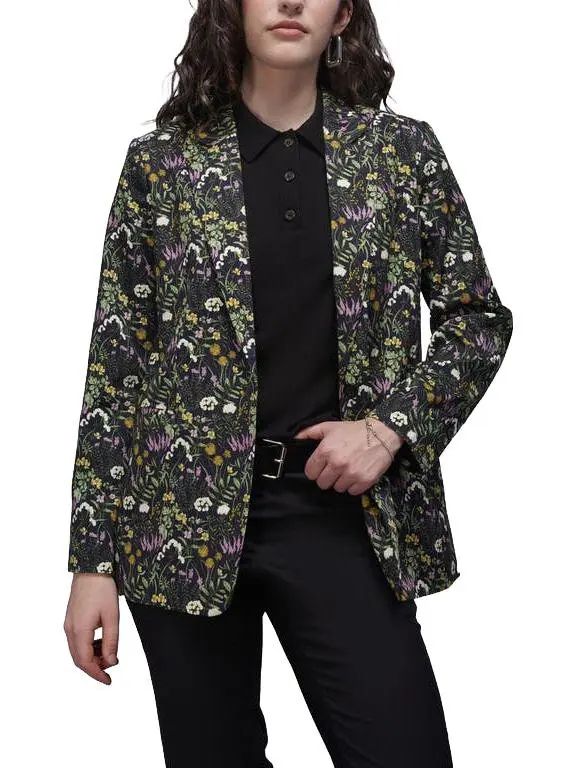 WILDFANG The Empower Notch Lapel Blazer - Meadow Navy