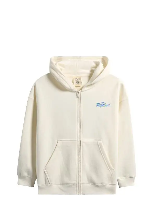 Rip Curl Relaxed Fit Cotton Blend Hoodie - Bone