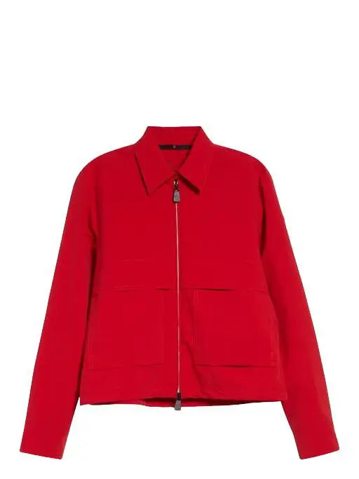 Moncler Zip Front Jacket - Barbados Cherry