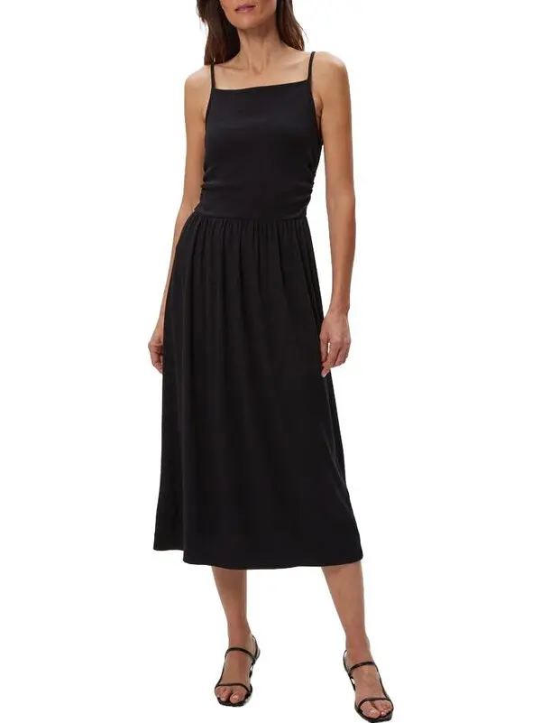 Michael Stars Matilda A-line Midi Dress - Black