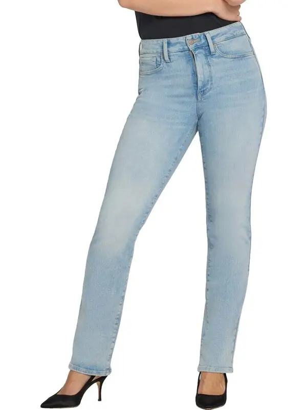 NYDJ Marilyn High Waist Straight Leg Jeans - Keys View