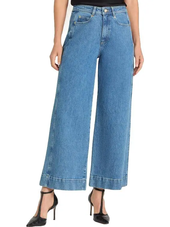 Cinq À Sept Betsy Wide-leg Jeans - Blue Mirage