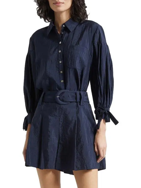 Cinq À Sept Finch Woven Shirt - Navy