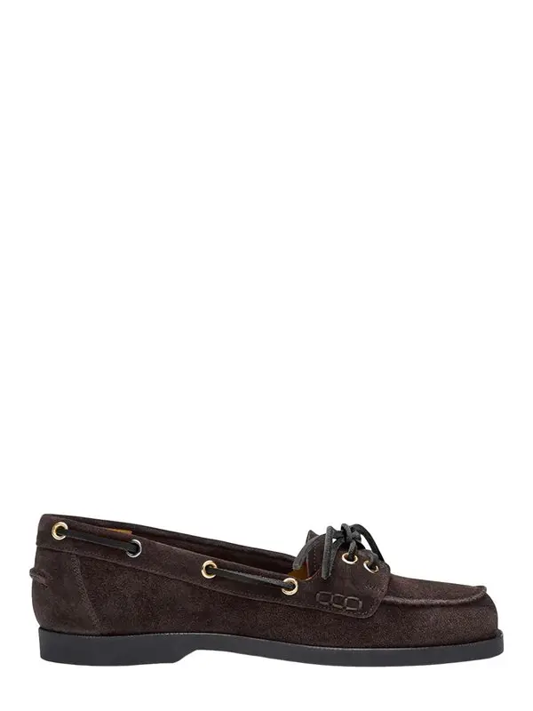 ATP ATELIER Nesso Suede Loafers - Brown