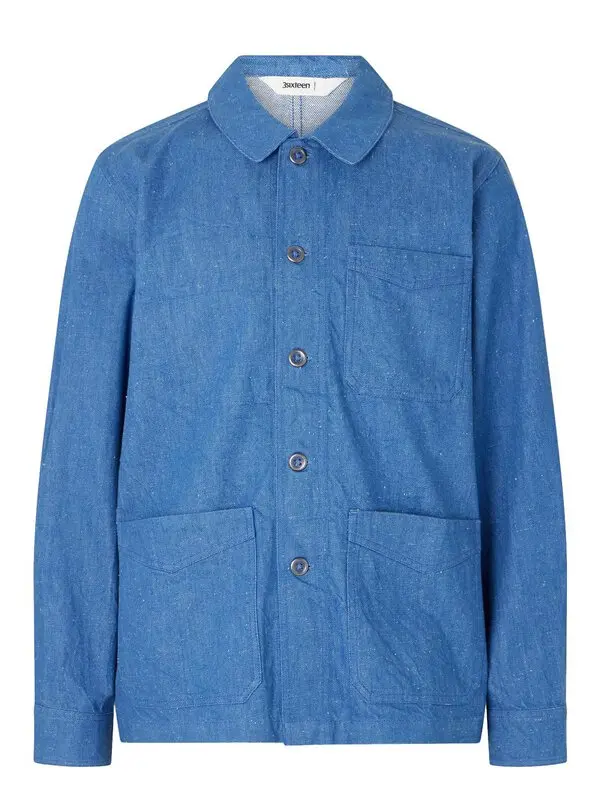 3sixteen Denim Blouson Jacket - Blue