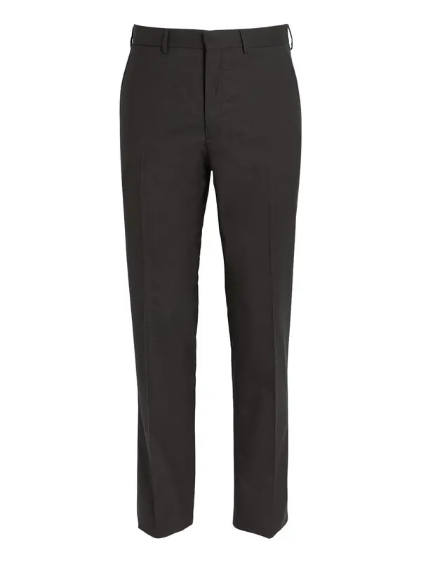 Ralph Lauren Purple Label Wool Serge Trousers - Grey