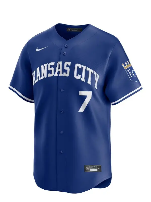 Nike Bobby Witt Jr. Kansas City Royals Dri-fit Adv Mlb Limited Jersey - Blue