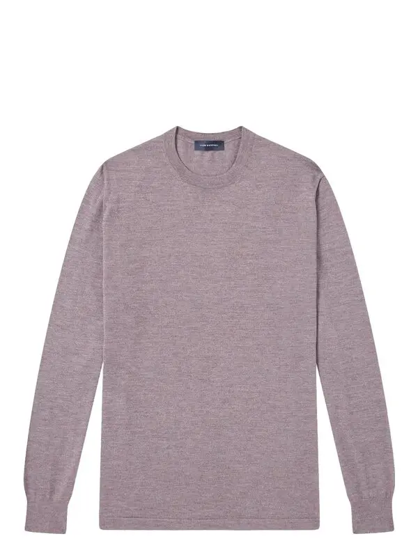 Thom Sweeney Crewneck Sweater - Brown