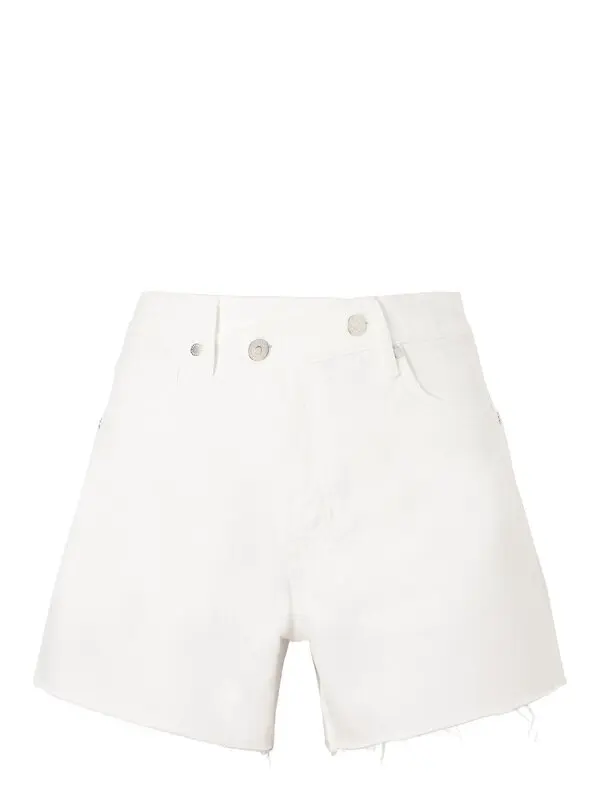 Veronica Beard Ellis Denim Shorts - White