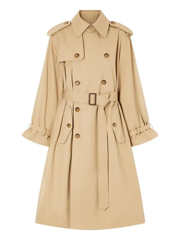 Polo Ralph Lauren Belted Cotton-gabardine Trench Coat - Brown
