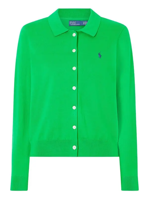 Polo Ralph Lauren Cotton-blend Button-down Cardigan - Green