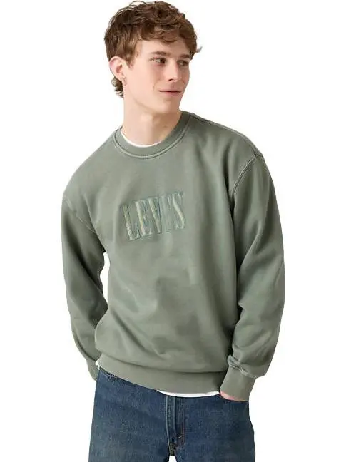 LEVI'S Relaxed Graphic Crewneck Sweatshirt - Laurel Wreath