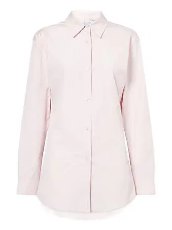 Gabriela Hearst Reyes Long-sleeve Cotton Shirt - Blush