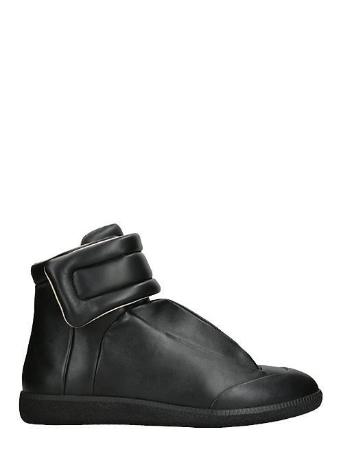 MAISON MARGIELA Future Leather Mid-top Trainers - Black