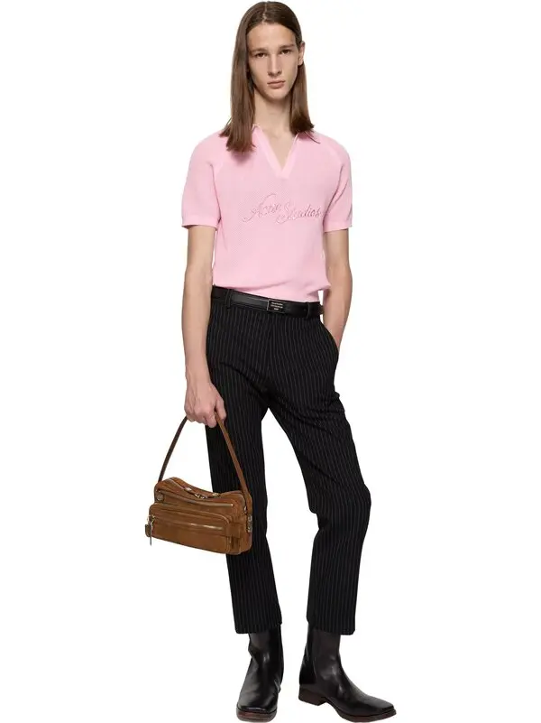 Acne Studios V-neck Knit Top - Pink