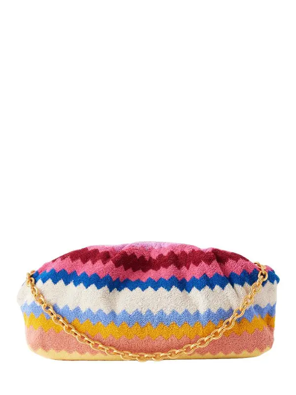 Missoni Large Striped Terry Pouch - Multi