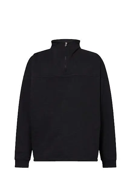 Jacquemus Le Camionneur Rond Half-zip Sweatshirt - Black