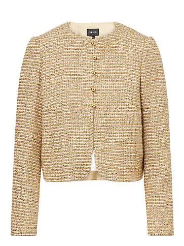 ME+EM Metallic-tweed Jacket - Gold Multi