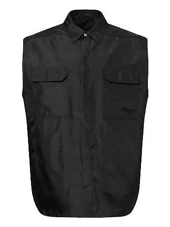 Rick Owens Jumbo Sleeveless Overshirt - Black