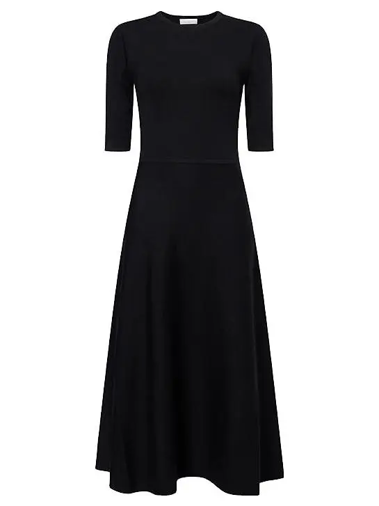 Gabriela Hearst Wool-blend Knit Midi Dress - Black