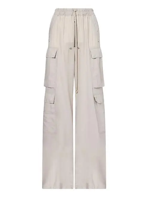Rick Owens Cargobelas Wool Trousers - Pearl
