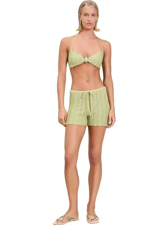 Devon Windsor Ivy Tie Short - Yellow