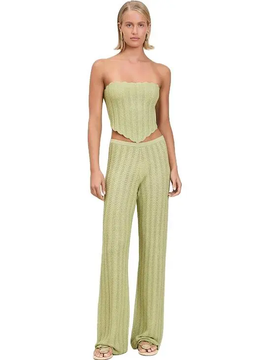 Devon Windsor Gavi Knit Pant - Yellow