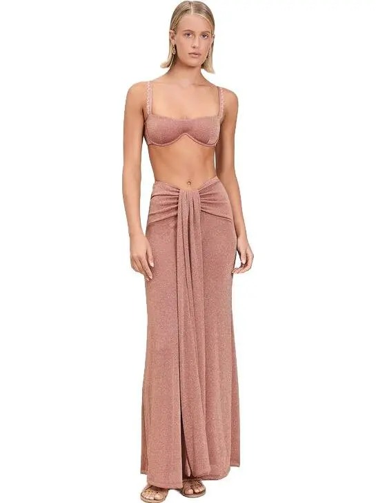 Devon Windsor Dottie Skirt - Metallic