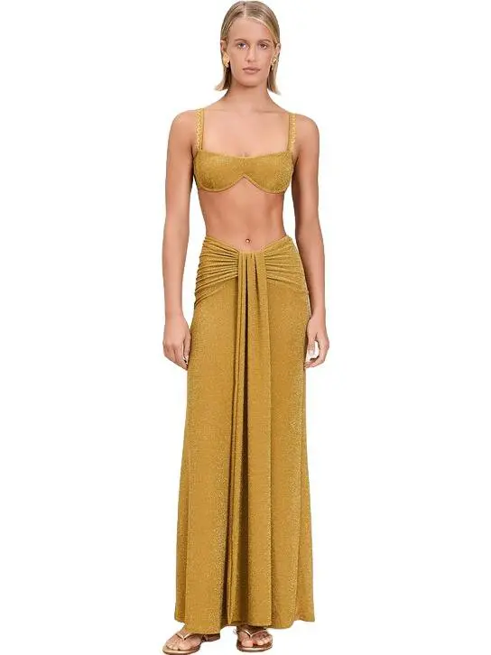 Devon Windsor Dottie Skirt - Metallic