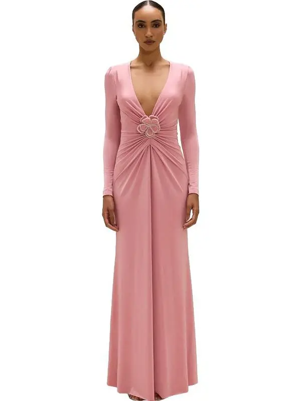PatBO Sunkissed Jersey Maxi Dress - Pink
