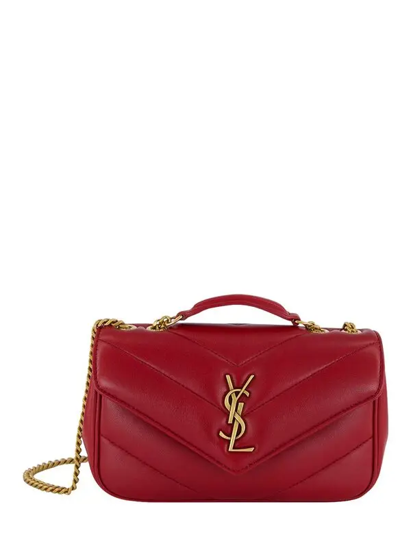 Saint Laurent Loulou Mini Bag - Red
