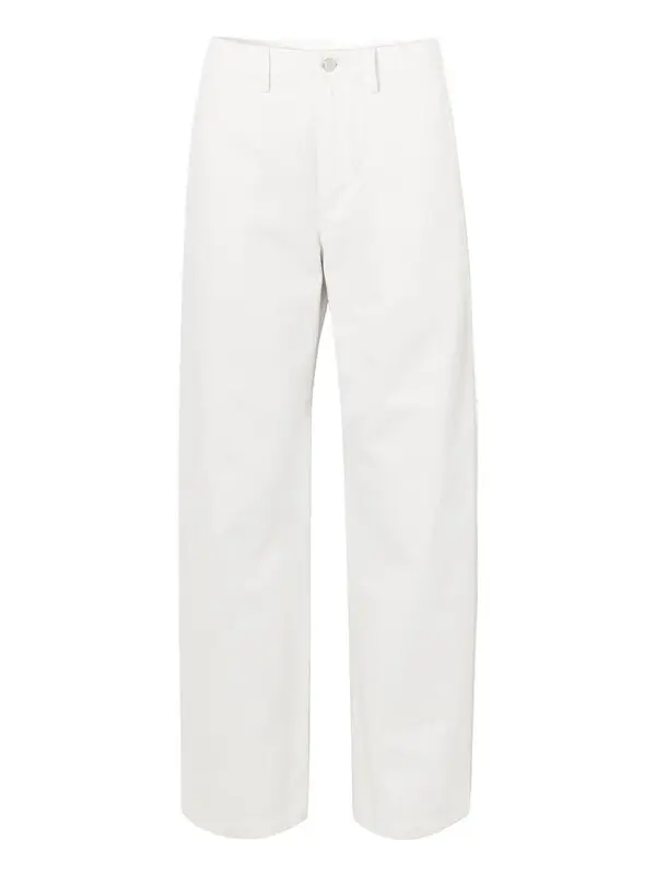 AGOLDE Maria Mcmanus Mid-rise Wide-leg Jeans - White