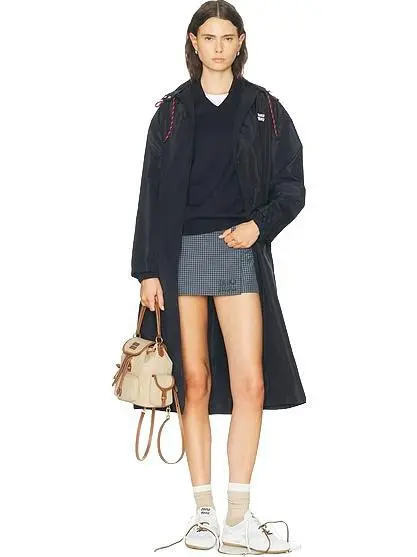 Miu Miu Long Coat - Bleu