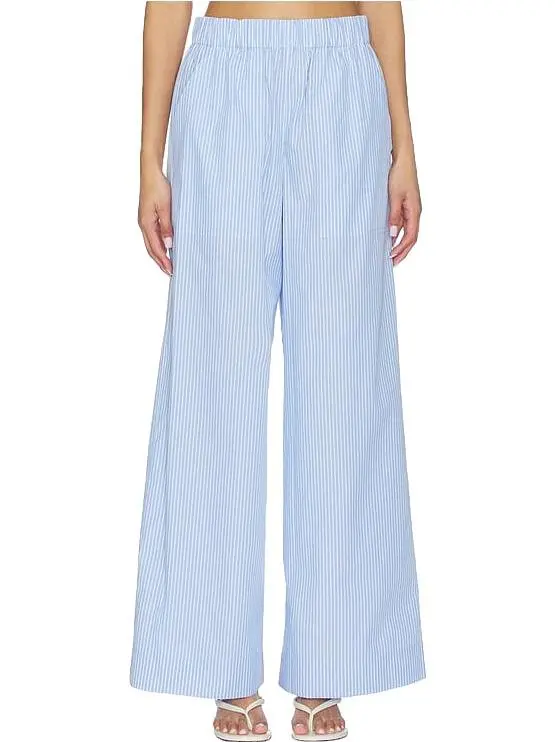 Simkhai Arden Pull On Pant - Periwinkle Stripe