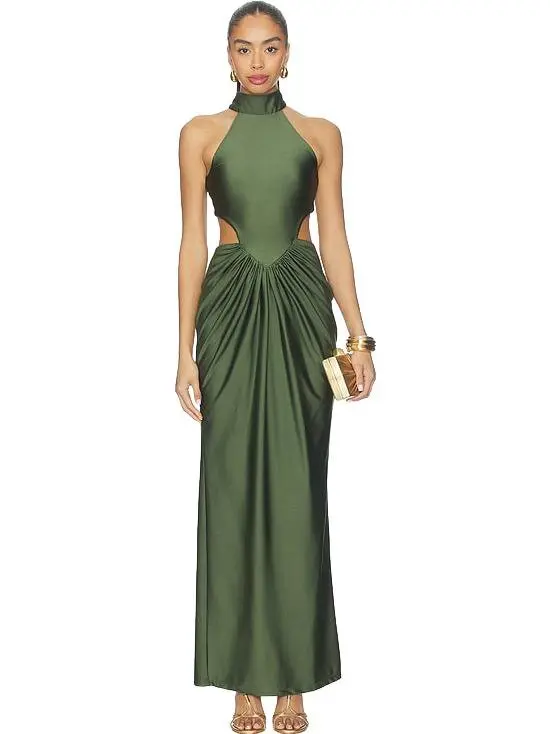 MARIANDREE GAITAN Corina Dress - Green