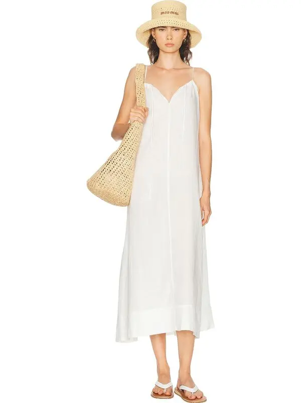 LEFT ON FRIDAY Leisure Maxi Dress - Coconut